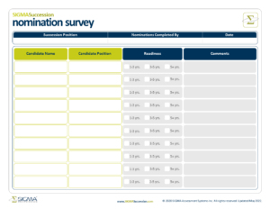 Nominating Succession Candidates by Identifying Potential Leaders | SIGMA