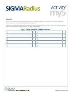 SIGMARadius 360 Degree Development Guide | SIGMA Assessment Systems